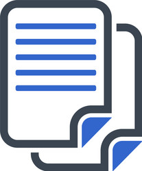 Copy content icon Royalty Free Vector Image - VectorStock