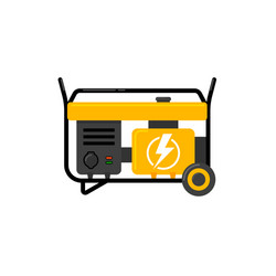 Portable electric power generator Royalty Free Vector Image