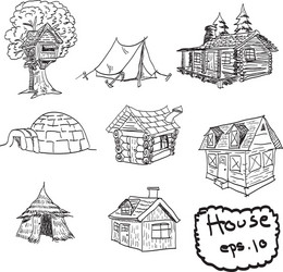 House Doodles Vector Images (over 36,000)