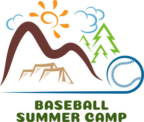 Baseball logo Royalty Free Vector Image - VectorStock