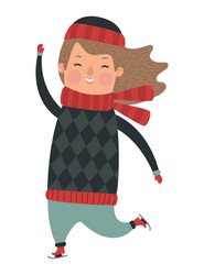 Winter Girl Vector Images (over 39,000)