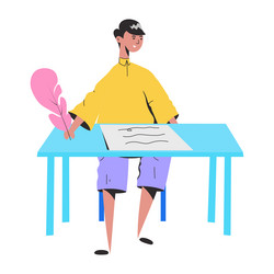 Scriptwriter Royalty Free Vector Image - VectorStock