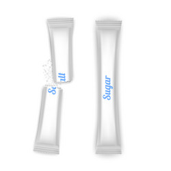 Set packing stick white color packaging Royalty Free Vector