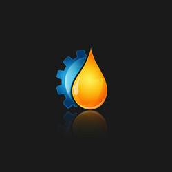 Simple droplet design in flat style for your best Vector Image