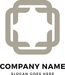 Connect logo design template Royalty Free Vector Image