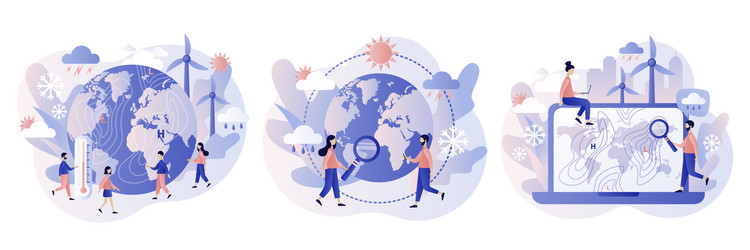 Meteorology science world meteorological day Vector Image