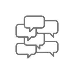 Text message boxes speech bubbles chat Royalty Free Vector