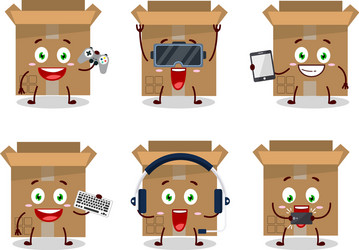 Cartoon Paperboard Box Vector Images (over 100)