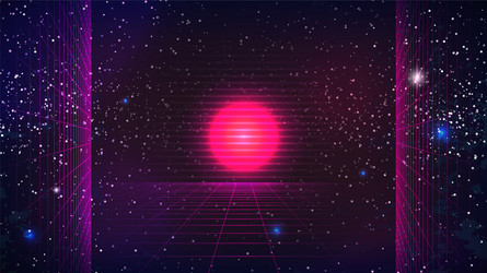 Retro Synthwave Sun Vector Images (over 930)