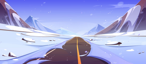 Snowy Road Vector Images (over 1,300)