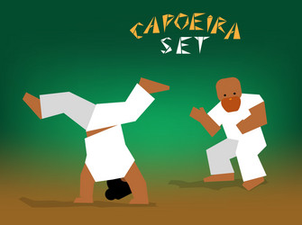 Capoeira set Royalty Free Vector Image - VectorStock