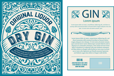Gin Labels Vector Images (over 1,700)