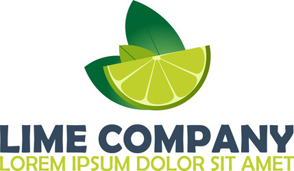 Citrus logo company lemon Royalty Free Vector Image