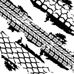 Tire track background Royalty Free Vector Image