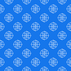 Ai globe artificial intelligence earth globe Vector Image