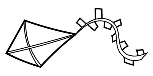 Kite Outline Vector Images (over 2,500)