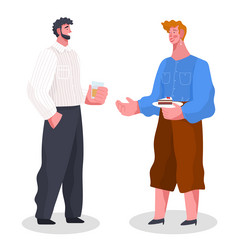 Cartoon of Two Men Conversation Vector Images (over 320)