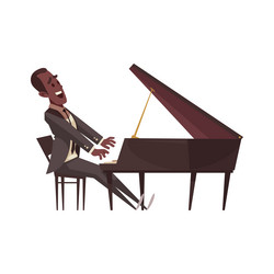 Cartoon jazz musician Royalty Free Vector Image