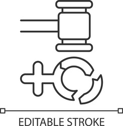 Misogyny icon Royalty Free Vector Image - VectorStock