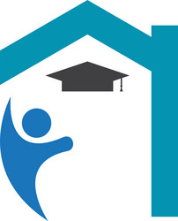 Home school logo Royalty Free Vector Image - VectorStock