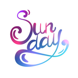 Hello july lettering print text summer Royalty Free Vector