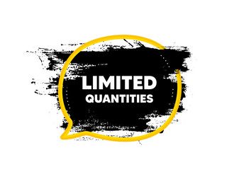 Limited quantities symbol special offer sign Vector Image