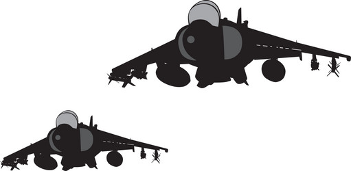 Silhouette an a 380 passenger plane Royalty Free Vector