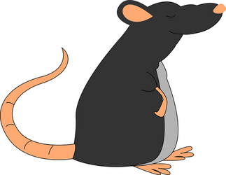 Cute Fat Rat Vector Images (over 560)