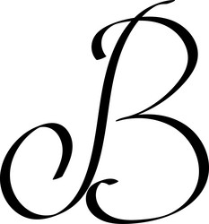 Calligraphy Letter B Designs
