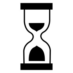 Hourglass mouse cursor Royalty Free Vector Image