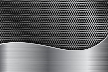 Perforated metal plate Royalty Free Vector Image