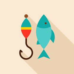 Vintage trout fishing emblems and design elements Vector Image