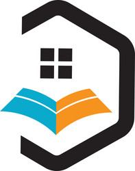 Home school logo Royalty Free Vector Image - VectorStock