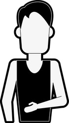 Man avatar full body icon image Royalty Free Vector Image