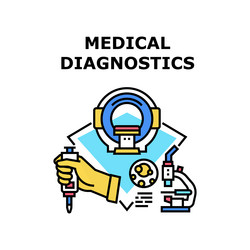 Microscope lab examination icon Royalty Free Vector Image