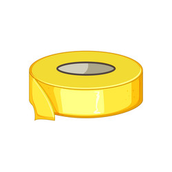 Roll electrical tape cartoon Royalty Free Vector Image