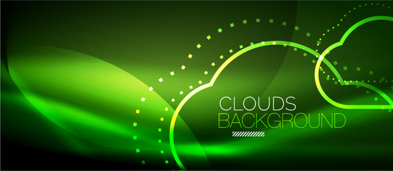 Cloud computing storage concept Royalty Free Vector Image