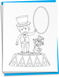 Border Template with Magician Vector Images (60)