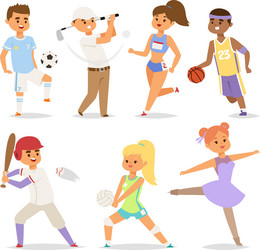 Sport character Royalty Free Vector Image - VectorStock