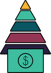 Dollar Pyramid Vector Images (over 1,500)