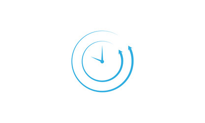 Time icon clock sign Royalty Free Vector Image