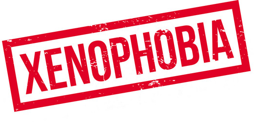 Xenophobia rubber stamp Royalty Free Vector Image