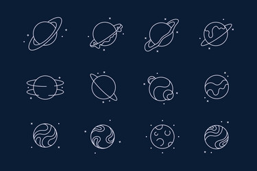 Planets Outline Vector Images (over 79,000)