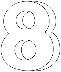 Number Eight Clipart Vector Images (over 430)