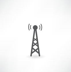 Wireless tower tv radio communication satellite Vector Image