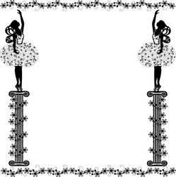 Ballerina Frame Border Vector Images (over 100)