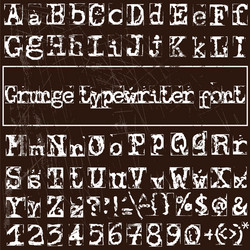 Old movie title vintage font Royalty Free Vector Image