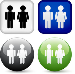 Glossy buttons Royalty Free Vector Image - VectorStock