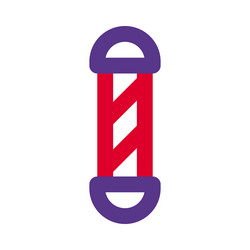 Rolling light for decorative items from barber Vector Image