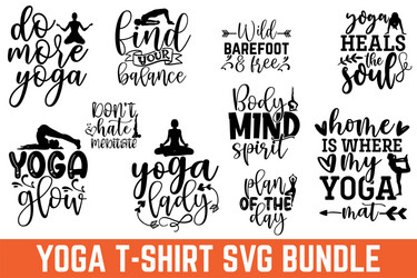 Yoga Calligraphy Vector Images (over 2,300)